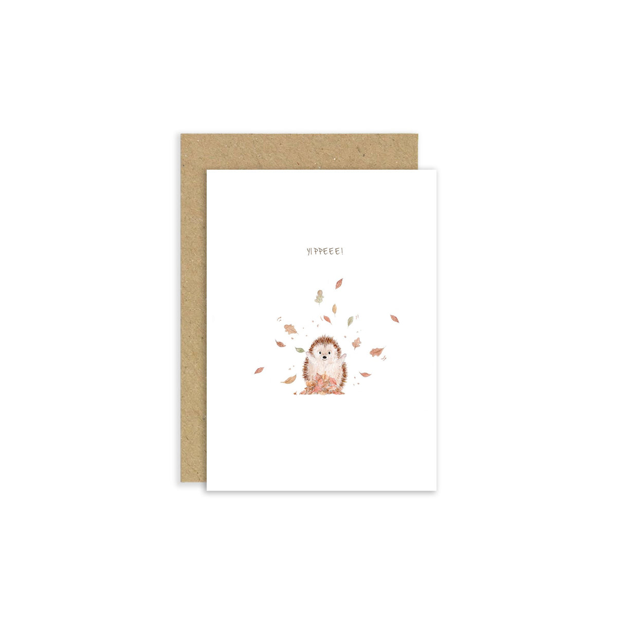 Yippee Hedgehog Card – Little Roglets